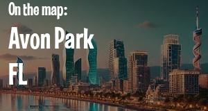 Avon Park, Florida — street map as of March 2025. Main streets and ...