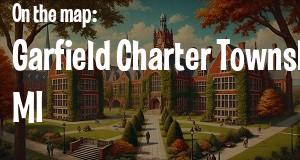 Garfield Charter Township, Michigan — street map as of June 2025. Main ...